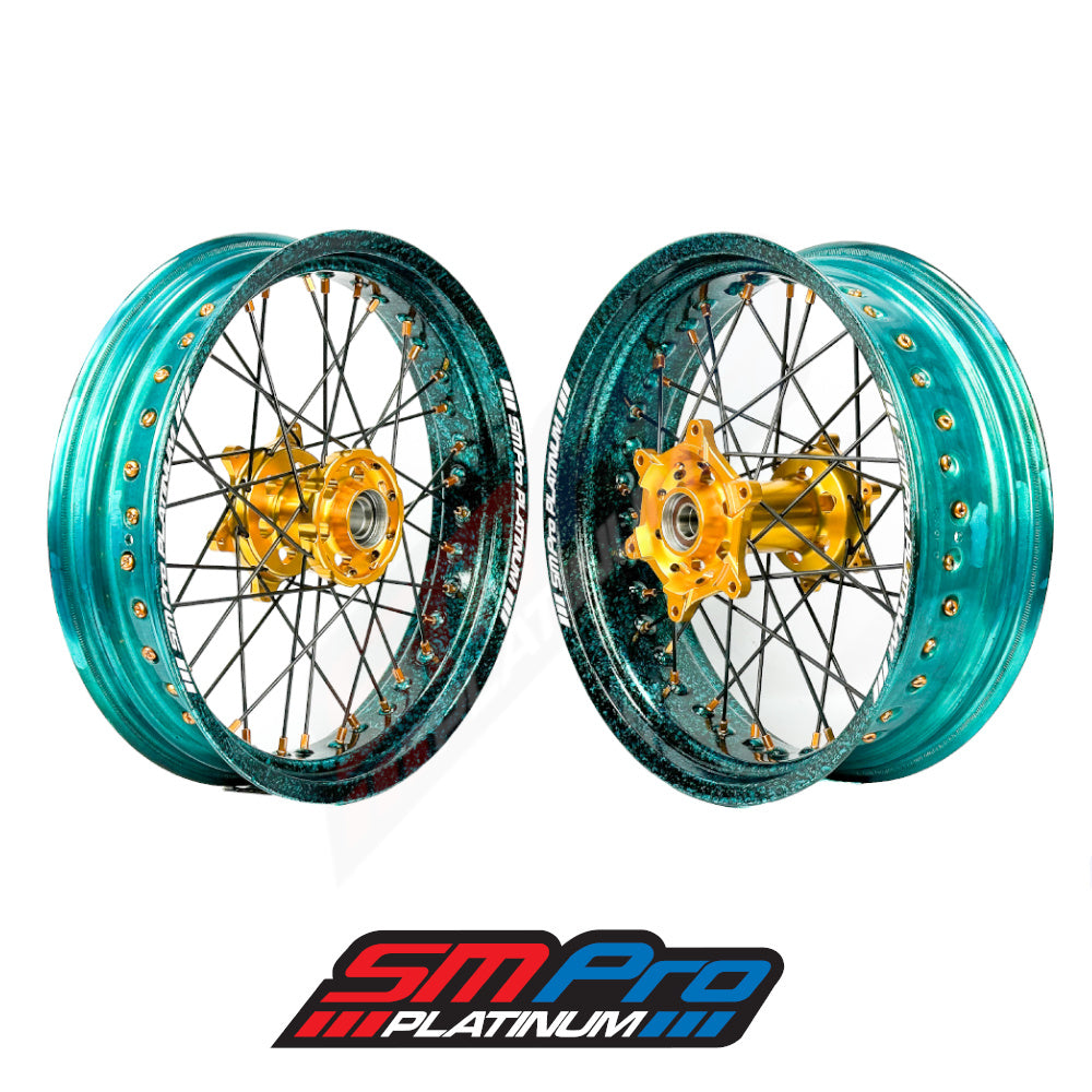Yamaha WR 250X - Supermoto Marble Colour Set (Pair) – SM Pro Wheels